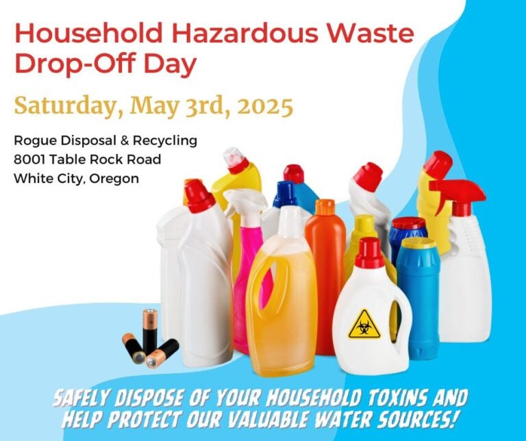 Save the Date! Household Hazardous Waste Drop-Off Day - May 3, 2025 ...